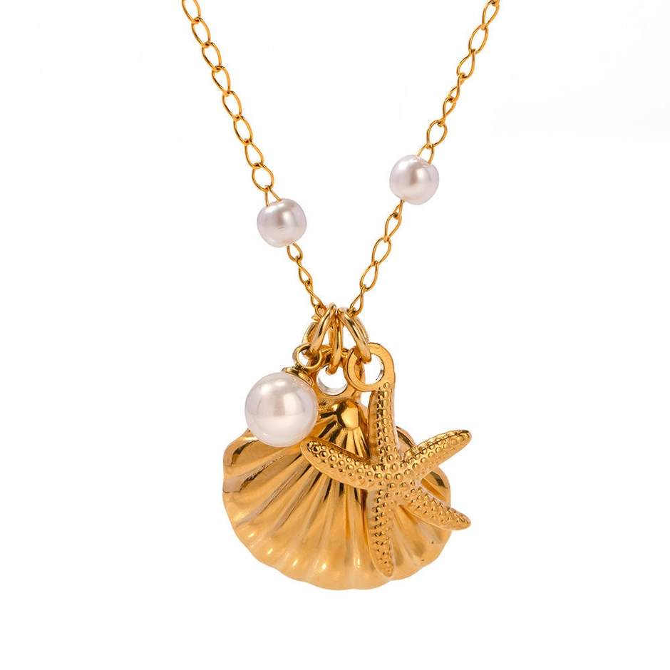 Buy Shell Necklaces | Gold & Seashell Pendants – Jewelry and The Sea
